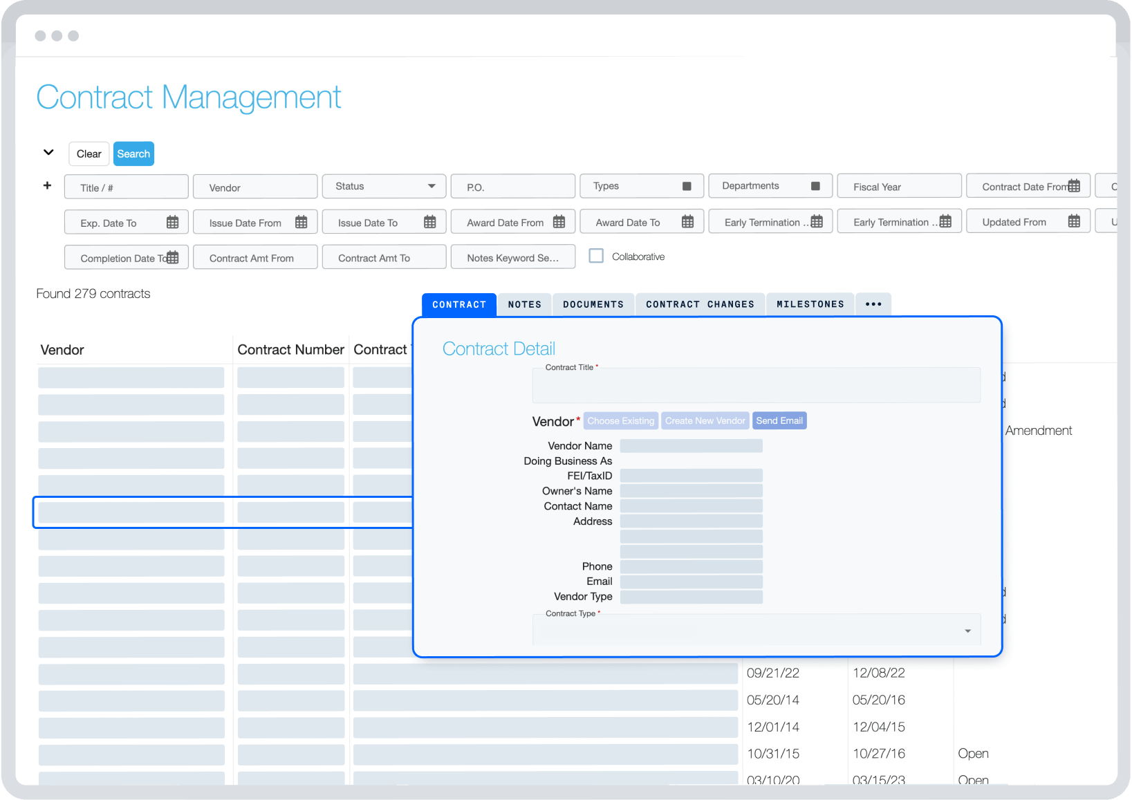 Contract Management with PlanetBids